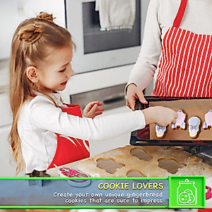 Cookie Cutter by 3DForme, Set Onesies & Rattle Cake Fondant Frame Mold for Buscuit