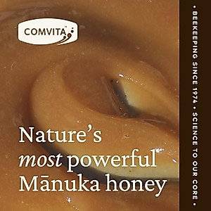 Comvita Manuka Honey (UMF 10+, MGO 263+) New Zealand’s 1 Manuka Brand Premium Superfood for Nourishing Wellness Raw, Wild, Non-GMO 17.6 oz