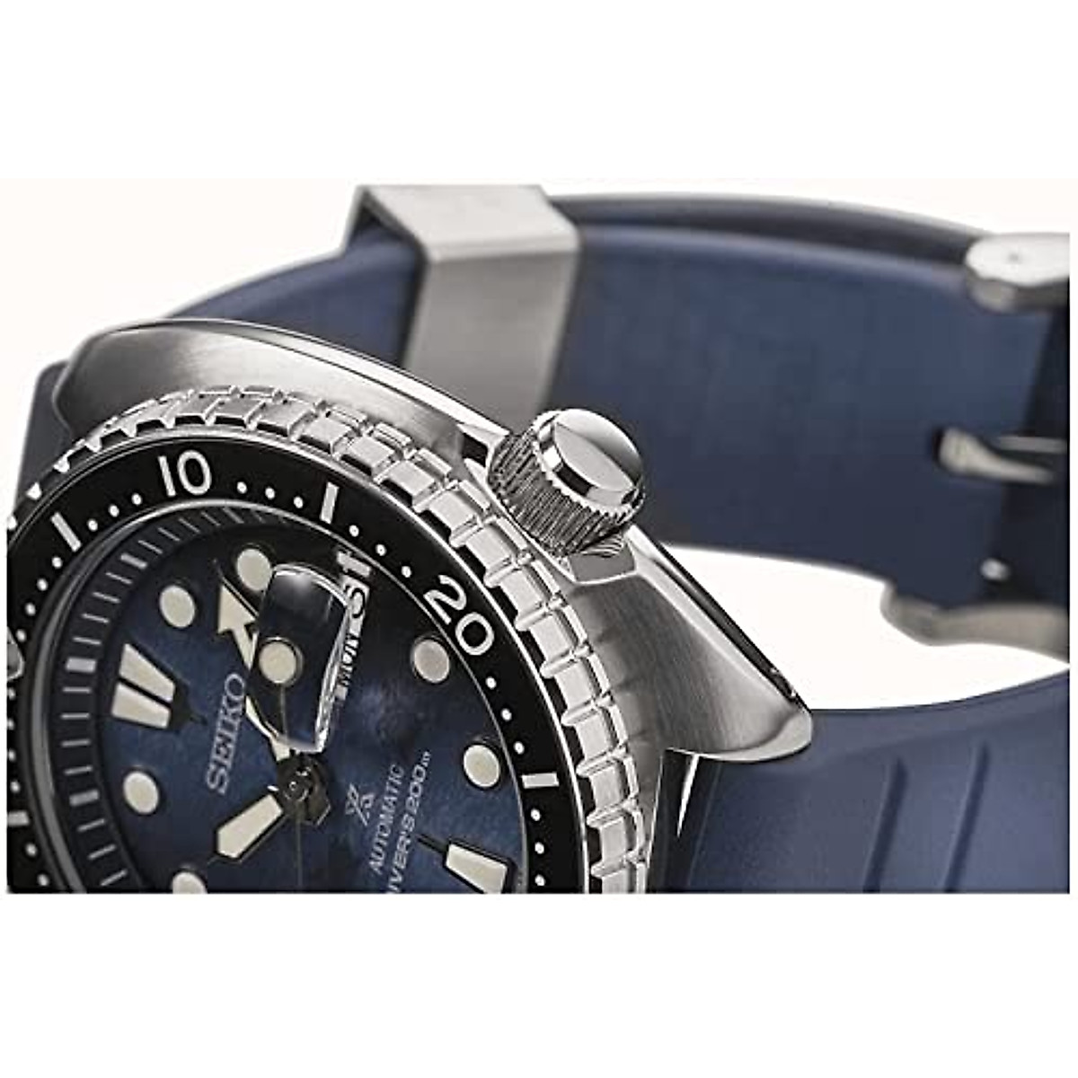 Seiko Prospex Special Edition SRPF77 Blue Silicone Automatic Day Date Diver's Watch