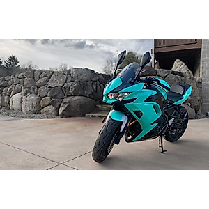 VViViD+ Premium Vinyl Wrap Film (1ft x 5ft, Gloss Miami Teal)