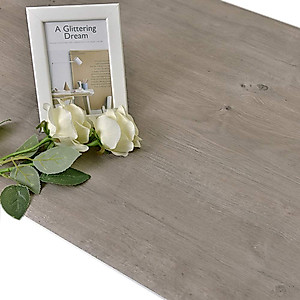 Self Adhesive Gray Oak Wood Contact Paper Shelf Liner for Bathroom Kitchen Cabinets Countertop Table Desk Door Decal 24x117 Inches