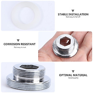 5 Pcs Faucet Connector Faucet Adapter Kit Home Supplies Faucet Adapter Accessory Garden Hose Faucet Copper Adapter Water Filter Kitchen Sink Faucet Adapter