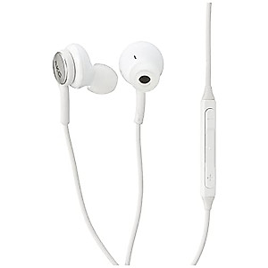 Samsung AKG Stereo Earbud USB-C Headset with In-Line Mic - White (Renewed)