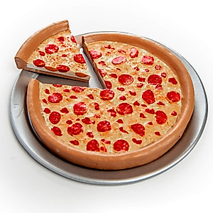 The Queen's Treasures 18 Inch Doll Food Accessories, Pizza Queen 18 Inch Doll Pepperoni Pizza with Cut Slice and Authentic Style Pizza Box. Compatible with American Girl Dolls Kitchens & Furniture