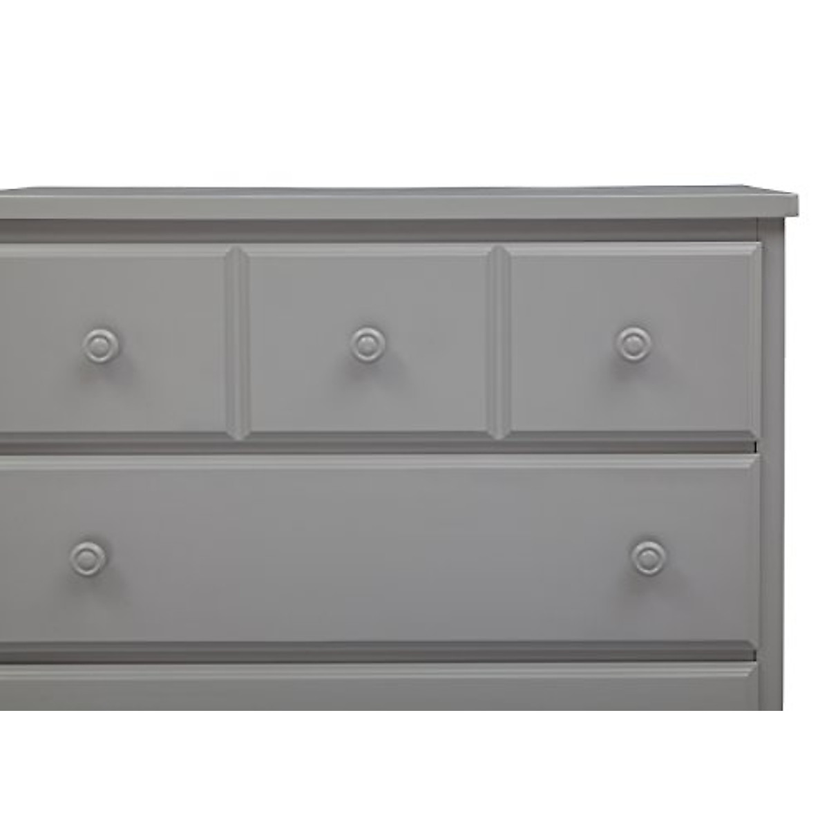 Delta Children 3 Drawer Dresser, Greenguard Gold Certified, Grey