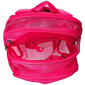 NIKE Brasilia Mesh Backpack 9.0, Rush Pink/Rush Pink/White, One Size