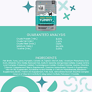 I and love and you Feed Meow Variety Pack - Salmon, Chicken, Tuna - Grain Free, Shredded, No Fillers 3oz Pack of 12