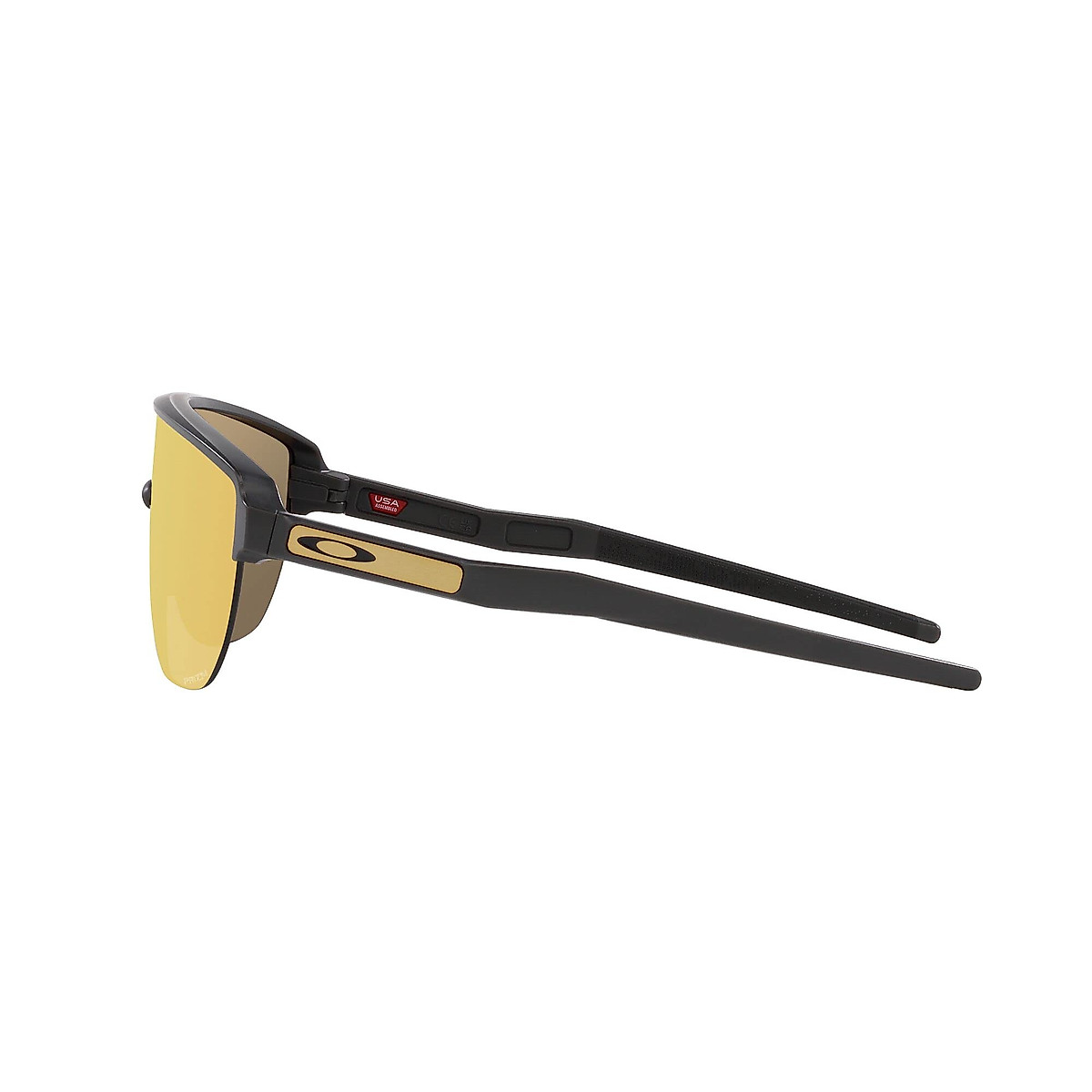 Oakley Men's OO9248 Corridor Rectangular Sunglasses, Matte Carbon/Prizm 24K, 42 mm