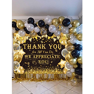 Thanks for All You Do Backdrop We Appreciate You Banner Decorations 7x5FT Thank You Photography Background for Teacher Doctor Congrats Grad Nurses Day Retirement Party Decorations Photo Props