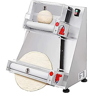 HACSYP Pizza Press, 370W Pizza Dough Roller Sheeter Machine, Automatic Commercial Dough Sheeter Maker, Household Pizza Dough Tools