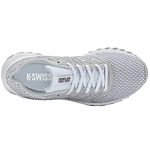 K-Swiss Women's Tubes 200 Training Shoe, White/Black/Grey, 9 M
