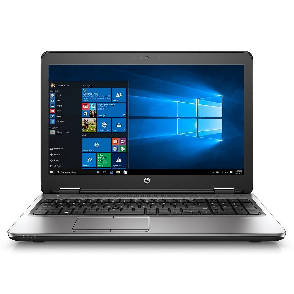 HP ProBook 650 G3 15.6" FHD (1920x1080) Business Laptop, Intel Dual Core i7-7820HQ, 2.9GHz Up to 3.9GHz, 16GB Ram, 512GB SSD, Backlit Keyboard, Finger Printer, Camera, Win 10 Pro (Renewed)