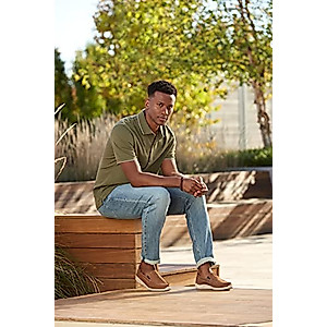 Clarks Men's Gorwin Step Sneaker, Dark Brown Leather, 7