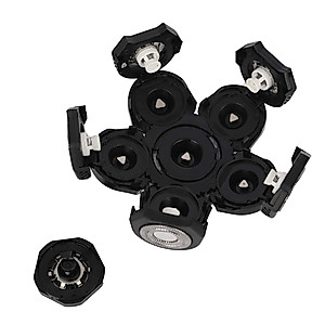 AidallsWellup Men's 5-in-1 Electric Shaver, 6 Blade Replacement Head