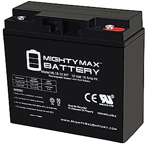 Mighty Max Battery 12V 18AH SLA Internal Thread Replacement Battery for DSR12-22A-3