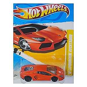 Hot Wheels 2012 New Models '12 Lamborghini Aventador Orange #12/247