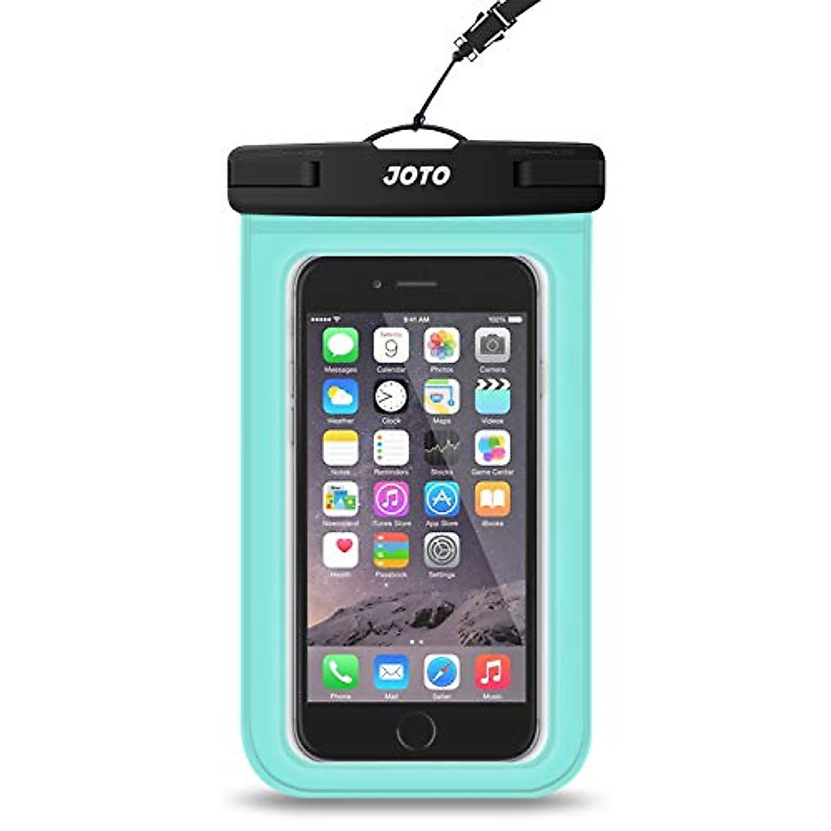 JOTO Universal Waterproof Phone Holder Pouch Bundle with 2 Pack Floating Wrist Strap for Waterproof Camera