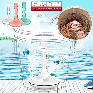Portable Washer ，USB Mini Washing Machine ，High-Power Turbine Washing， For Travel Business Trip Or College Rooms，Apartment, Camping, Dorms and RV (white)