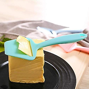 Portable Multi-Purpose Cheese Shovel Slicer for Cake Pizza Butter Baking Cooking Tool New Chocolate Pizza Shovel Cooking Tools DUOER (Color : Pink)