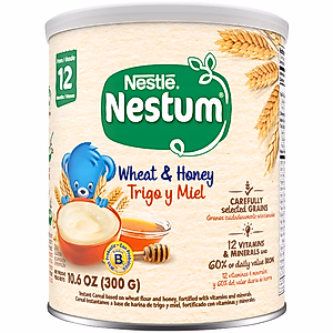 Nestle Nestum Infant Cereal , Wheat and Honey, 10.6 Ounce (Pack of 1)