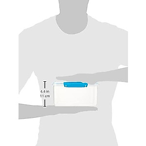 Sistema 61830 KLIP IT Accents Food Storage Container, 3 L - Assorted Colours