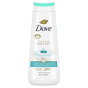 Dove Body Wash For All Skin Types Care & Protect Antibacterial Protects from Dryness 20 oz