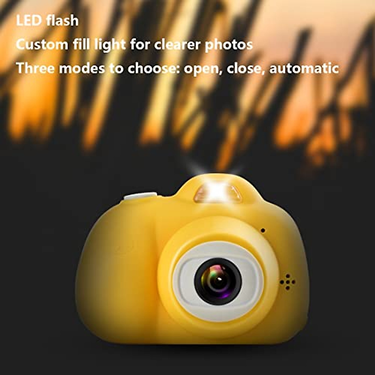 LINXHE Kids Digital Camera for Boys & Girls - 2.0 Inch Selfie Camera for Kids, 1080P FHD Rechargeable Children Video Camera for Christmas New Year Gift (Color : Blue)