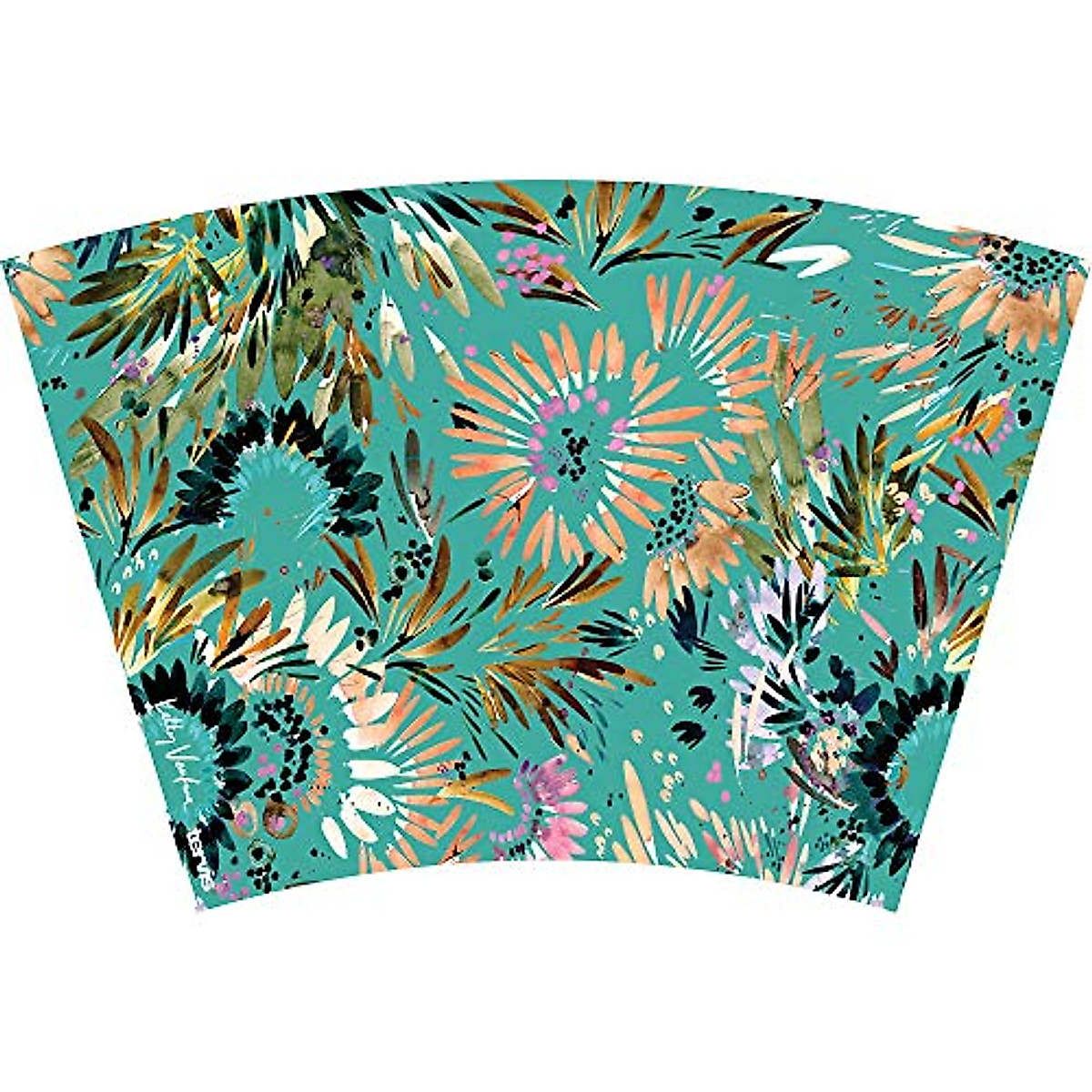 Tervis Made in USA Double Walled Kelly Ventura Insulated Tumbler Cup Keeps Drinks Cold & Hot, 24oz, Autumn Garden