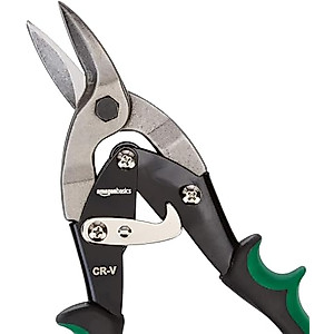 Amazon Basics 3-Piece Aviation Snip Set - Left, Right and Straight Cut