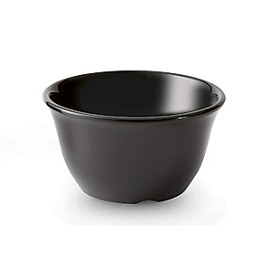 G.E.T. BC-70-BK Melamine Bouillon Cup/Bowl, 7 Ounce, Black (Set of 12)