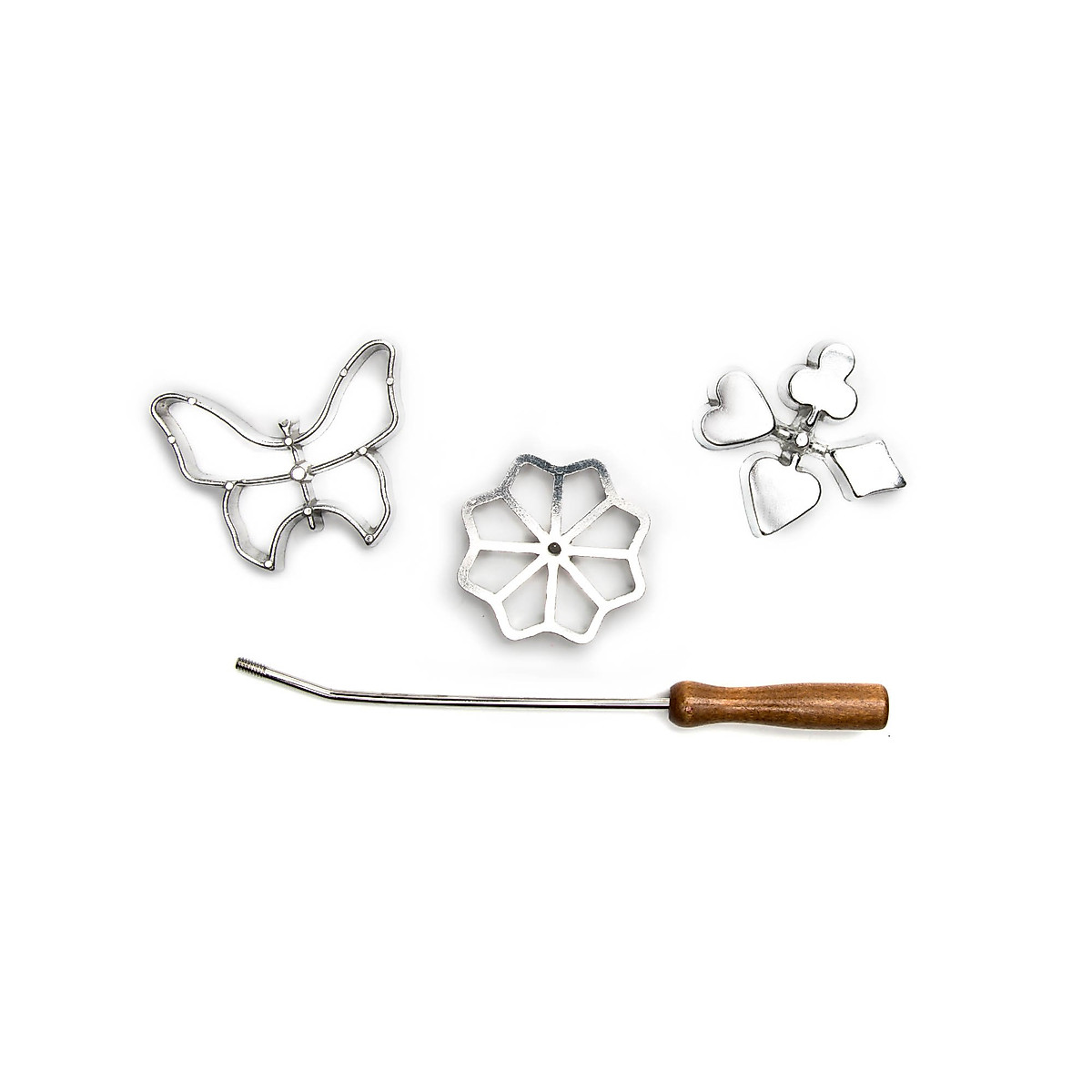 Fox Run Rosette Set, Cast-Aluminum, 4-Piece
