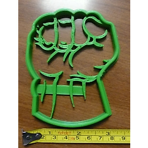 INSPIRED BY HULK FIST SUPERHERO CHARACTER COOKIE CUTTER BAKING TOOL MADE IN USA PR463