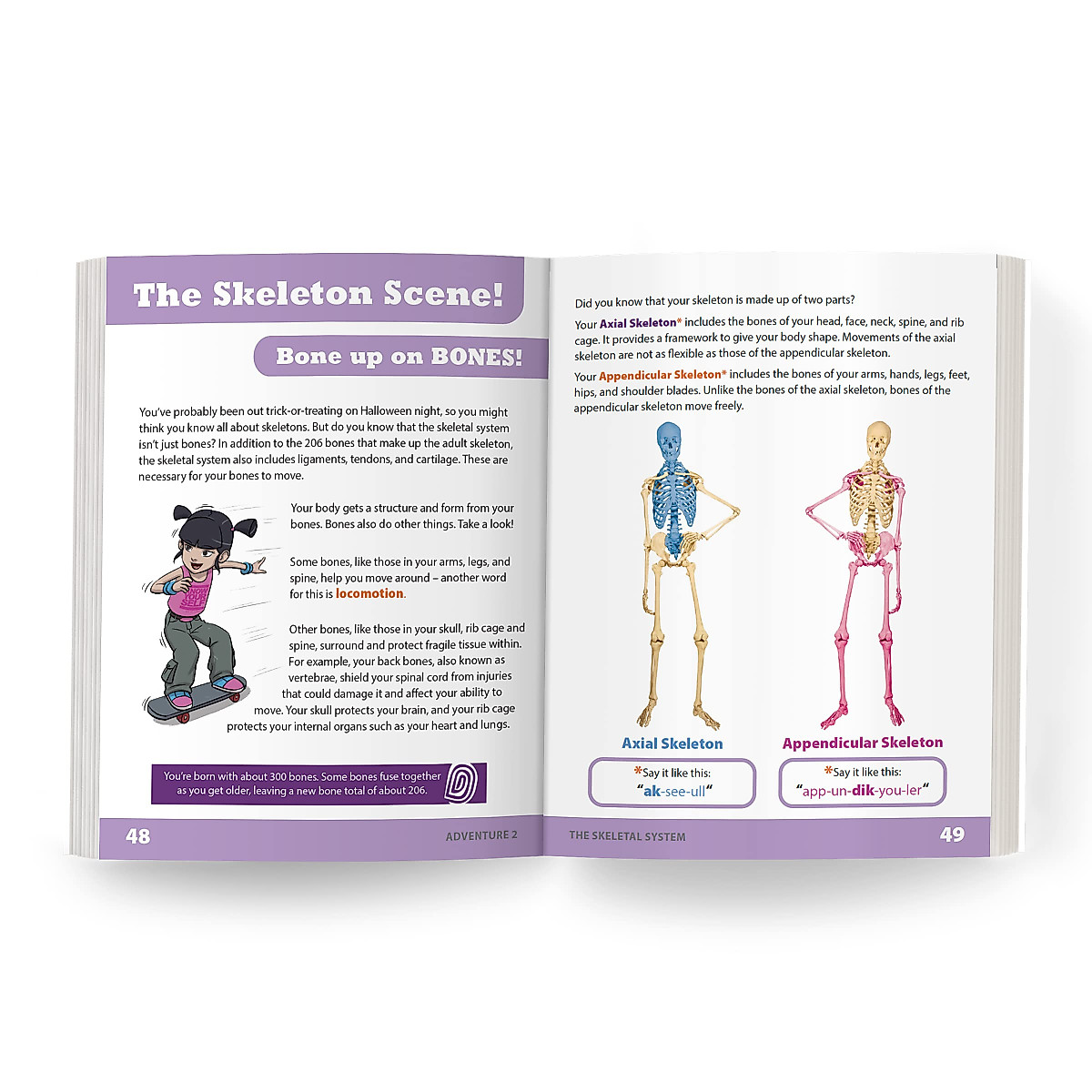 Know Yourself - The Skeletal System: Adventure 2, Human Anatomy for Kids, Best Interactive Activity Workbook to Teach How Your Body Works, STEM & STEAM, Ages 8-12 (Systems of the Body)