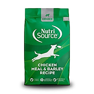 NutriSource Choice Dry Dog Food, Chicken and Barley, 30LB