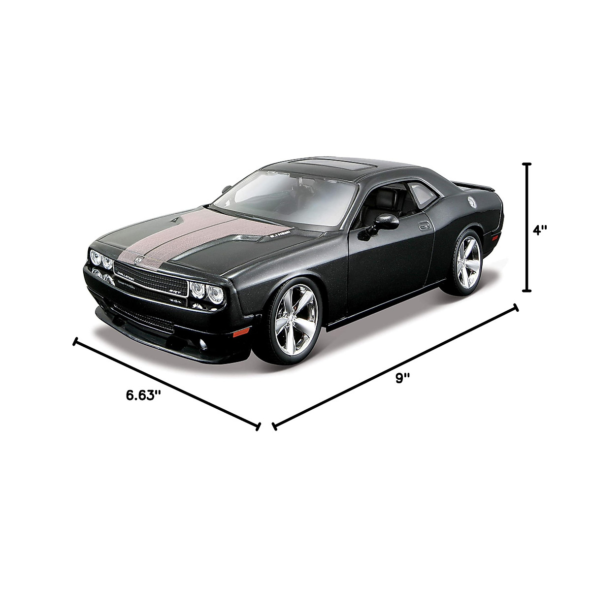 Maisto 1:24 Scale Assembly Line 2008 Dodge Challenger SRT8 Diecast Model Kit (Colors May Vary)