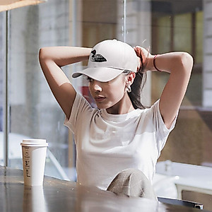 Baseball Cap Loon Embroidery Animals Birds Acrylic Hats for Men & Women Strap Closure Khaki Design Only