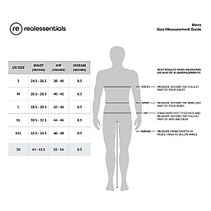 Real Essentials Mens Mesh Shorts Active Wear Athletic Short Men Basketball Pockets Workout Gym Soccer Running Summer Fitness Quick Dry Casual Clothes Sport Training Hiking, Set 8, 3XL,Pack of 5