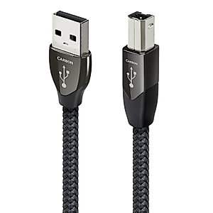 AudioQuest Carbon USB A to USB B Cable - 4.92 ft. (1.5m)