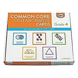 Didax Educational Resources Common Core Collaborative Cards, Gr.4