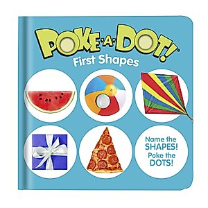 Melissa & Doug Children’s Book – Poke-a-Dot: First Shapes (Board Book with Buttons to Pop)