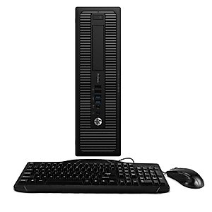 Fast Elite 600 G1 Business Desktop Computer Tower PC (Intel Core i3-4130, 8GB Ram, 128GB SSD, Dual Monitor Support VGA + HDMI, WiFi) Win 10 Pro (Renewed)
