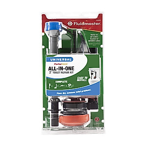 Fluidmaster 400ARHRKP10 PerforMAX Universal High Performance All in One Repair Kit for 2-Inch Flush Valve Toilets, Easy Install