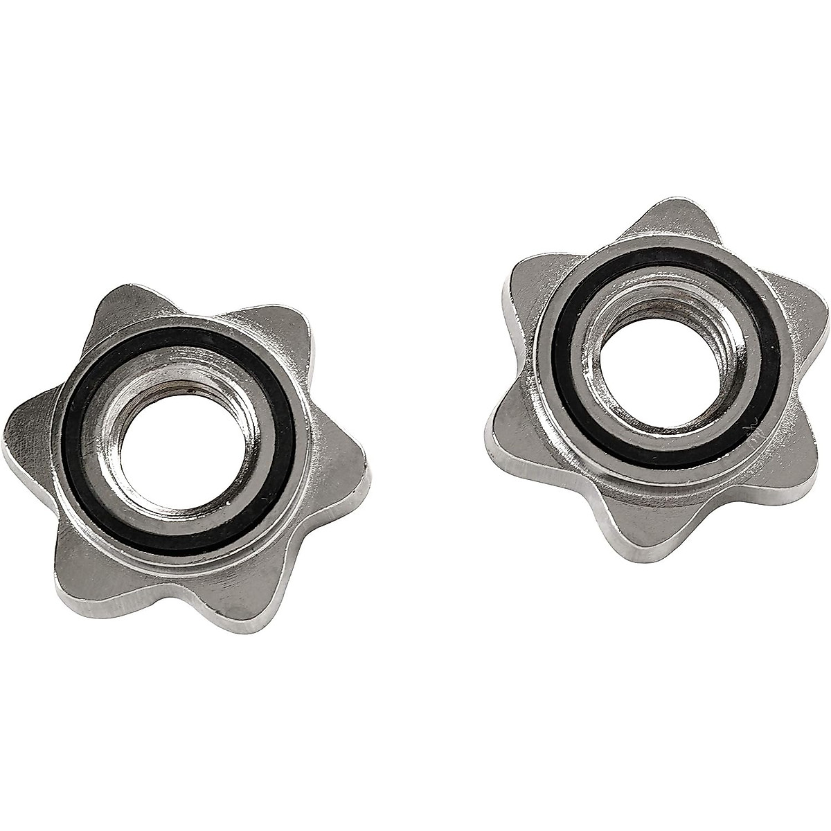 Sunny Health & Fitness 14" Threaded Chrome Dumbbell Bar Pair - STDBH-14