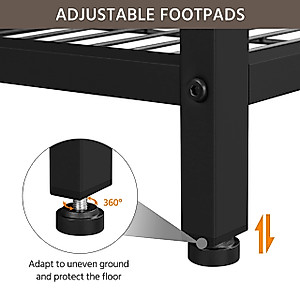Topeakmart Hall Tree with Bench and Shoe Storage, Coat Rack with Top Shelf, 23 Hooks, 4-in-1 Design, Entryway Storage Organizer for Hallway Bedroom Apartment, Metal Frame, Gray