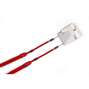 Polaroid Camera Strap Flat – Red Stripe