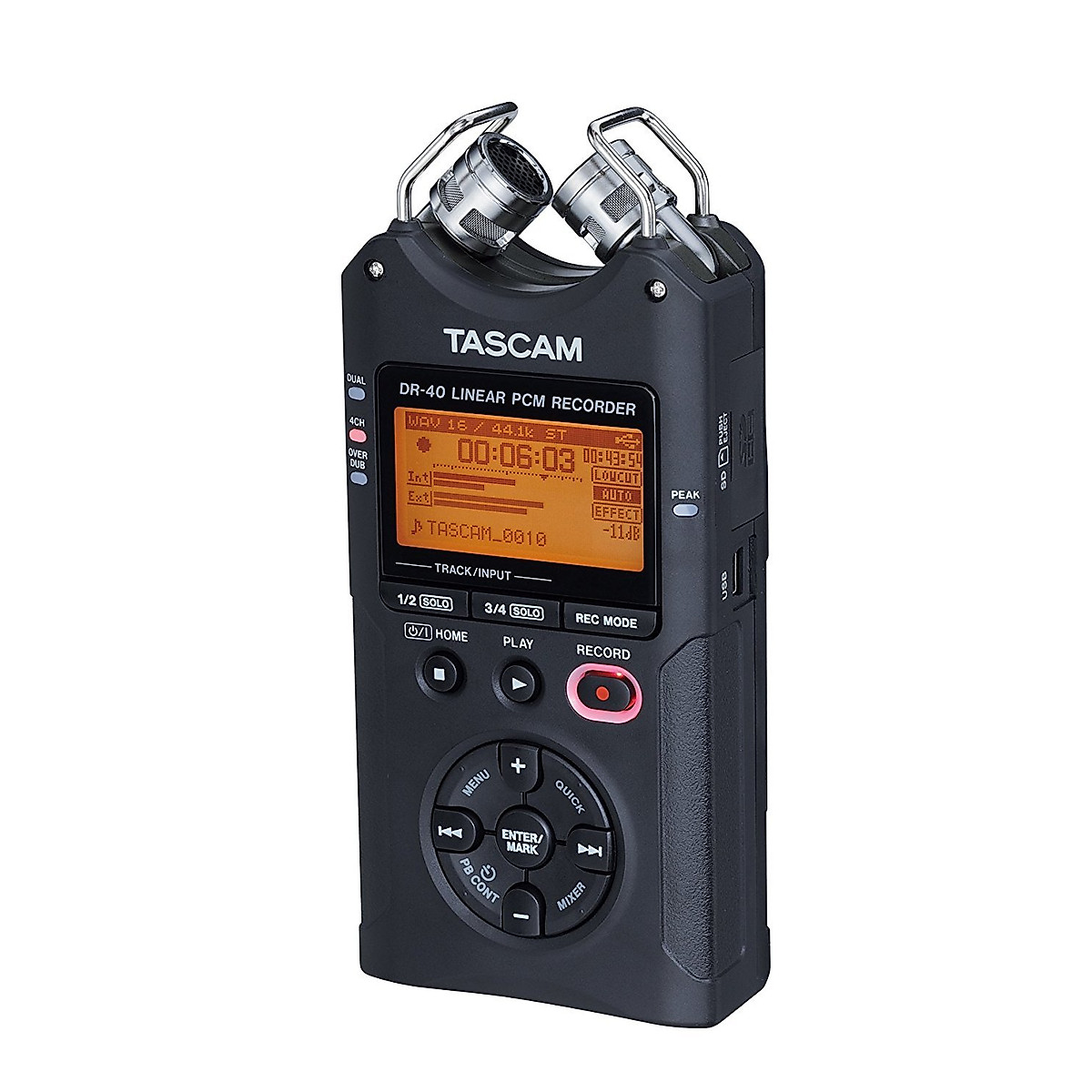Tascam, 4 AD Converter, usb2.0, Black, DR-40