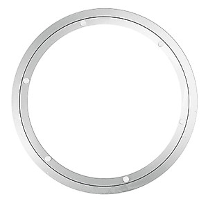 NUZAMAS 350mm(14inch) Heavy Duty Aluminium Alloy Rotary Table Bearings Turntable Round Dining Table Smooth Swivel Plate for Tabletop Serving Trade Show Displays