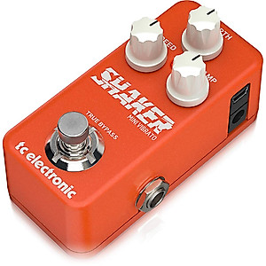 TC Electronic SHAKER MINI VIBRATO Ultra-Compact Vibrato Pedal with Built-In TonePrint Technology