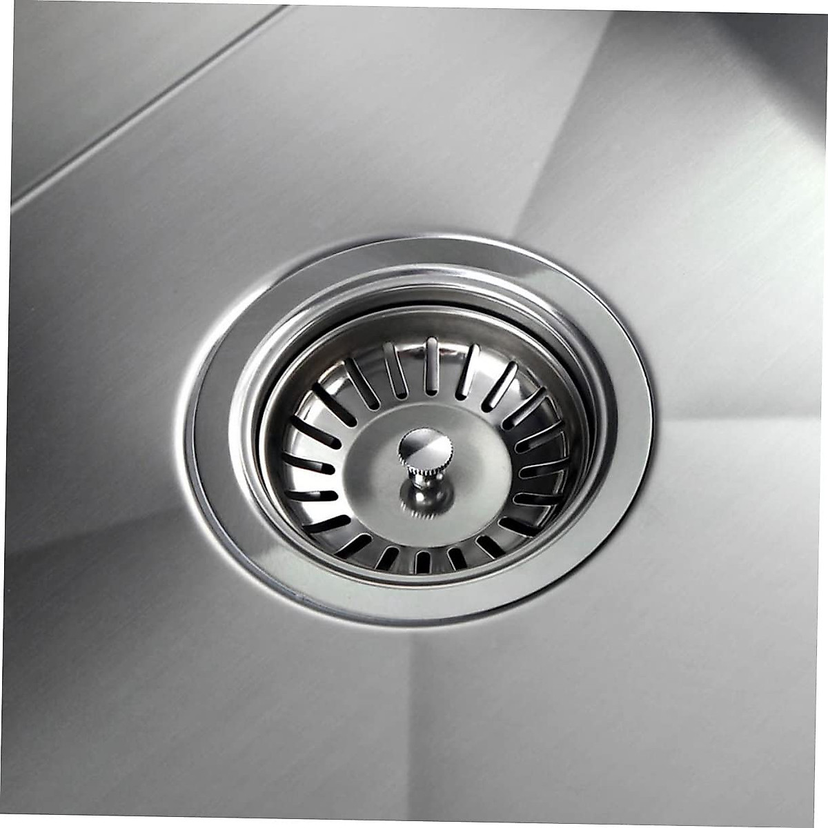 Housoutil 4 Pcs Water Leak Hair Sink Drain Covers and Strainers Sink Strainer Sink Draining Plugs Toilet Sink Bath Sink Large Wall Sticker Sink Drain Lids Sink Hair Food Tub Stainless Steel