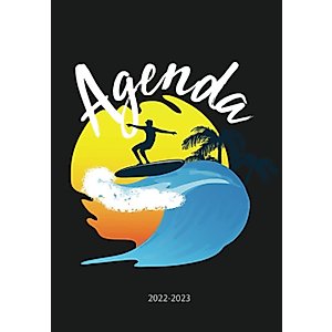 agenda escolar 2022-2023 surf: Agenda 2022-2023 Semana Vista | Septiembre 2022 a Diciembre 2023, calendario, planificador | Ideal para Estudiantes de ... y Preparatoria y Colegio (Spanish Edition)